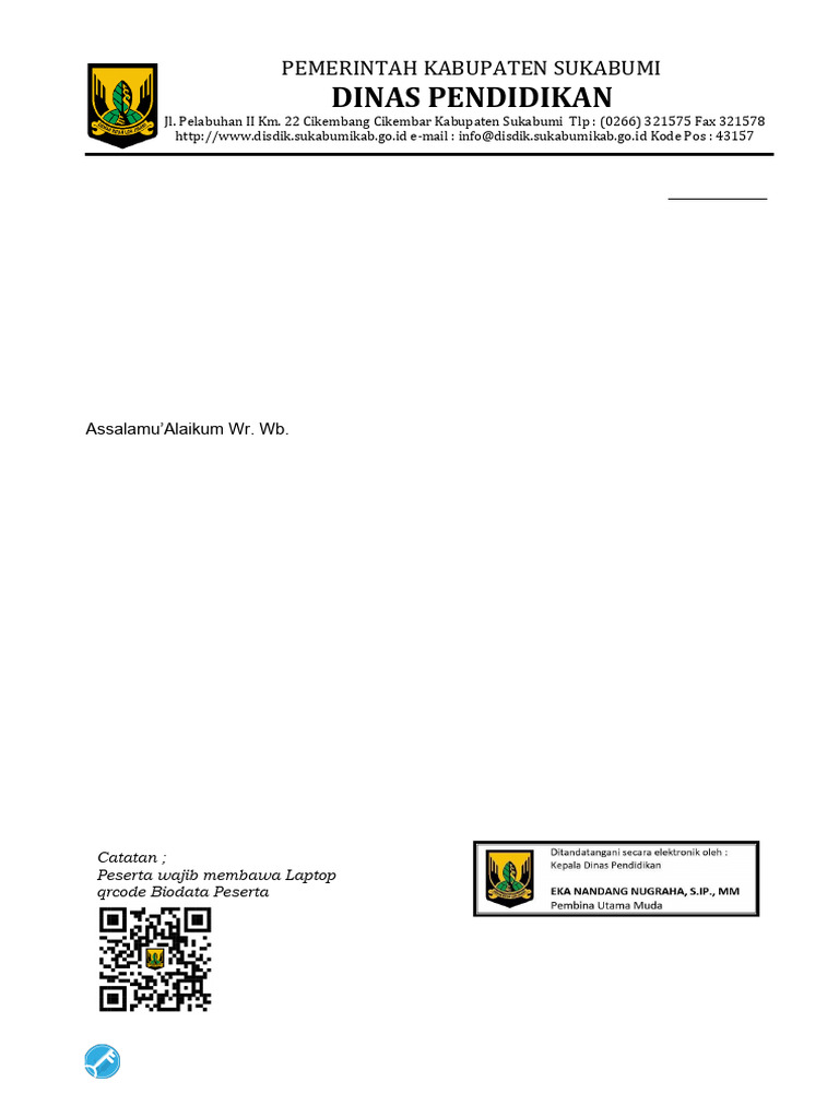 3570 Surat Undangan Bimtek TOT MGMP 2024 (1) - Sign | PDF