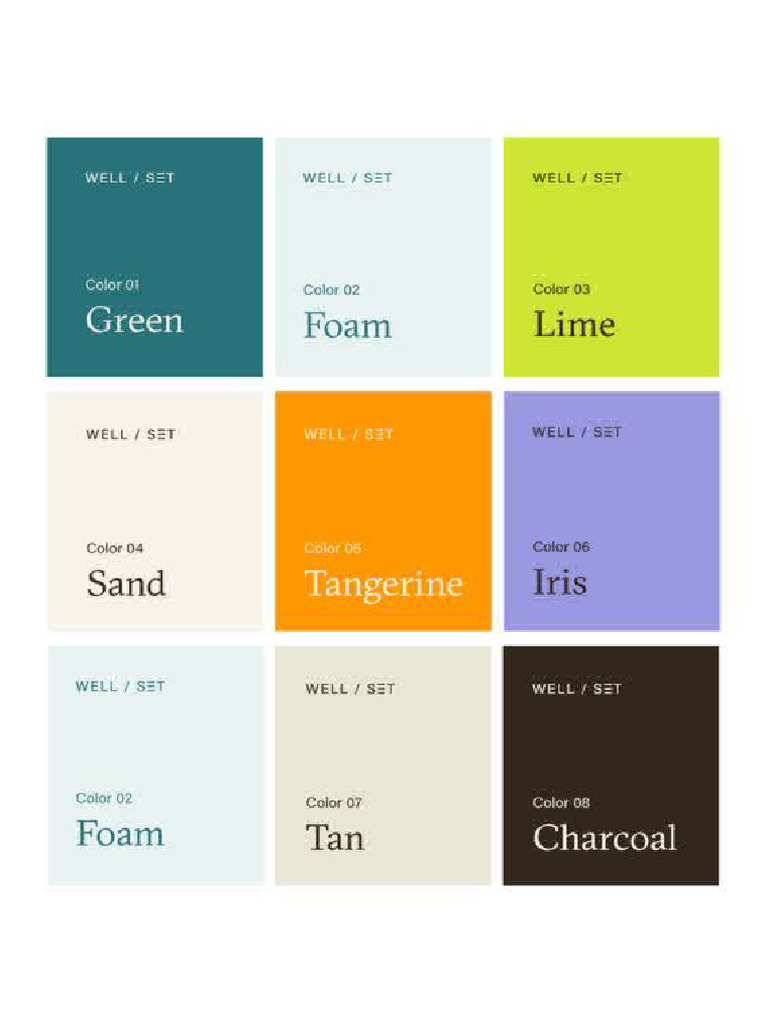 Playful Colour Palette | PDF