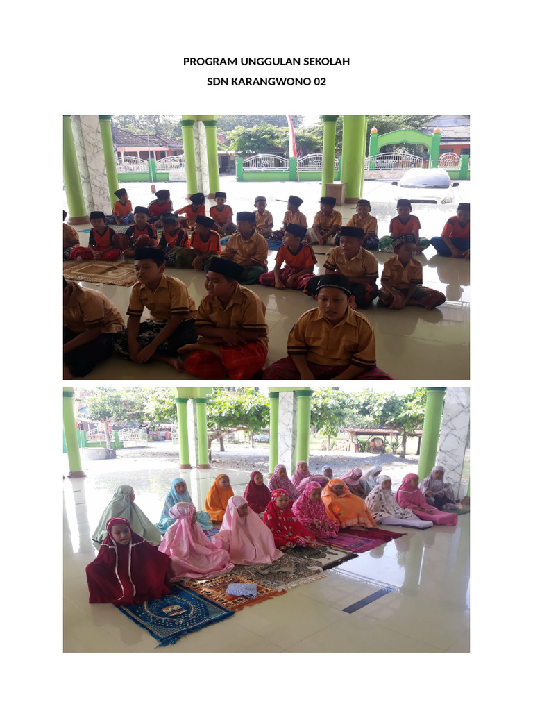 Program Unggulan Sekolah | PDF