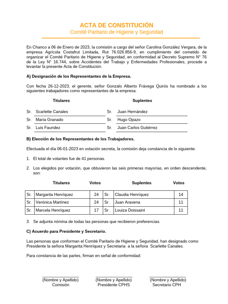 Acta-de-Constitución | PDF