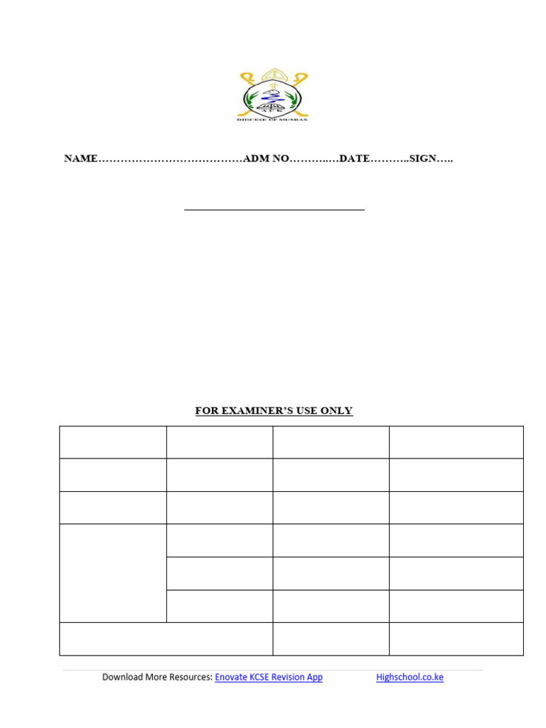 AGRIC PP 2 2024 ACK Mumias Joint Pre-Mocks | PDF