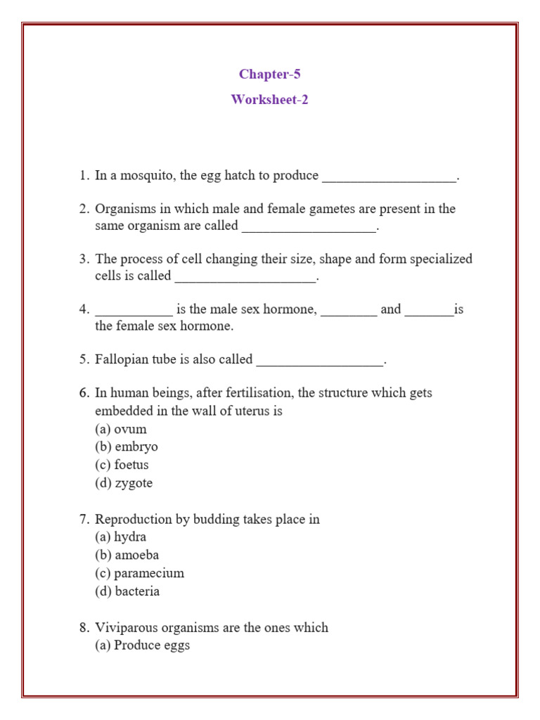 Reproduction in Animals | PDF