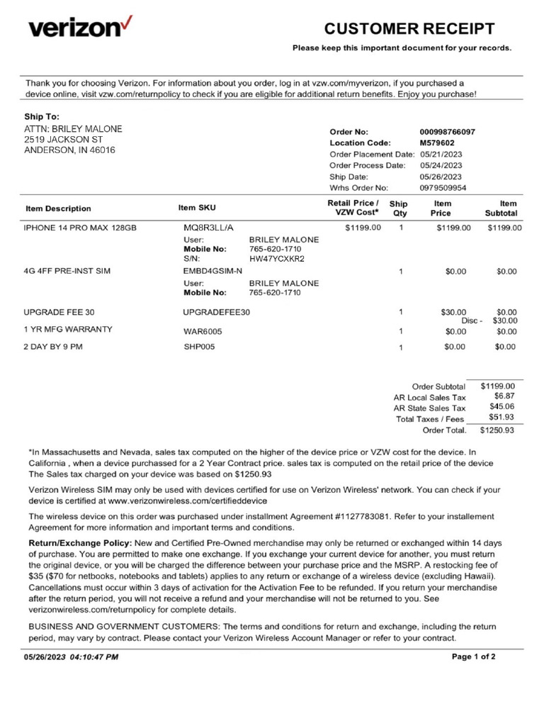 Verizon | PDF