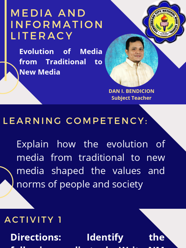 Mil Q1 Week4 Presentation 1 | PDF