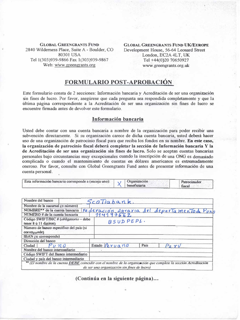 Formulario 3 | PDF