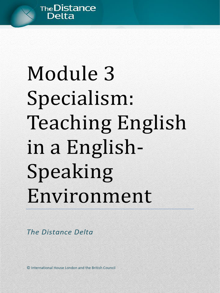 M3 Part 1 Specialism ESE 2024 | PDF