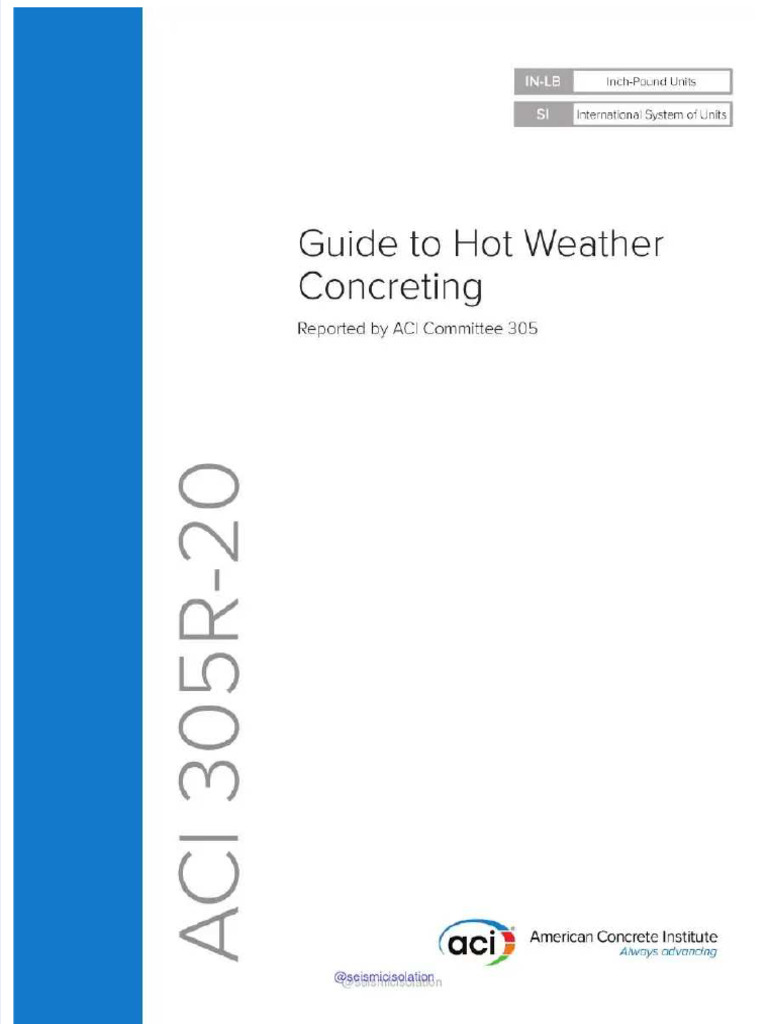 ACI 305r-2020 | PDF