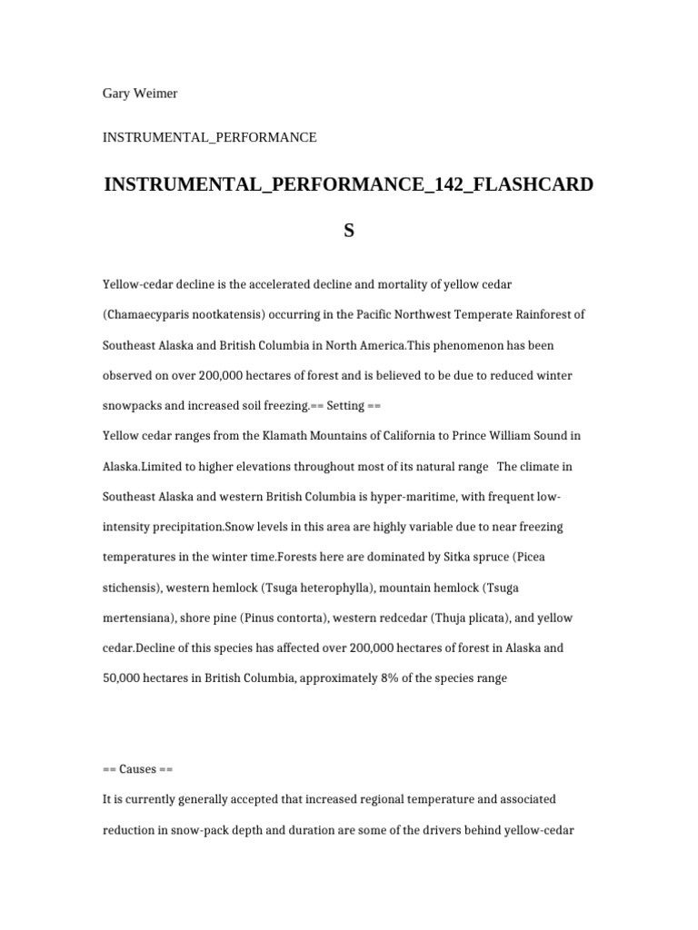 INSTRUMENTAL_PERFORMANCE_142_FLASHCARDS | PDF