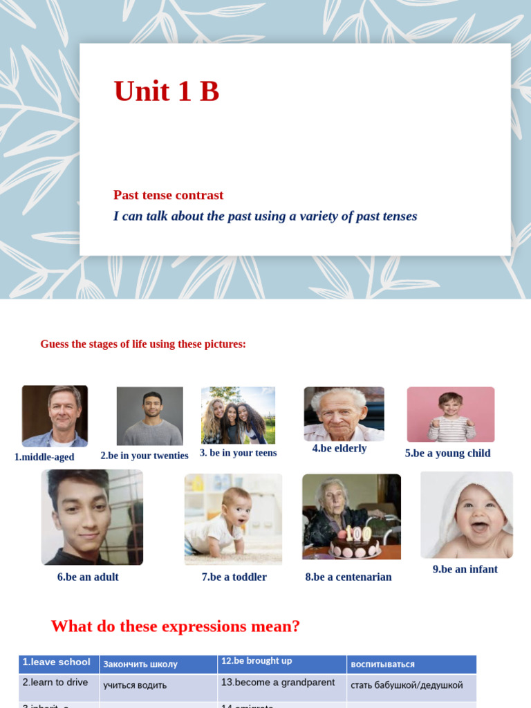 Lesson Solutions Intermediate 1B | PDF | Language Mechanics | Grammar