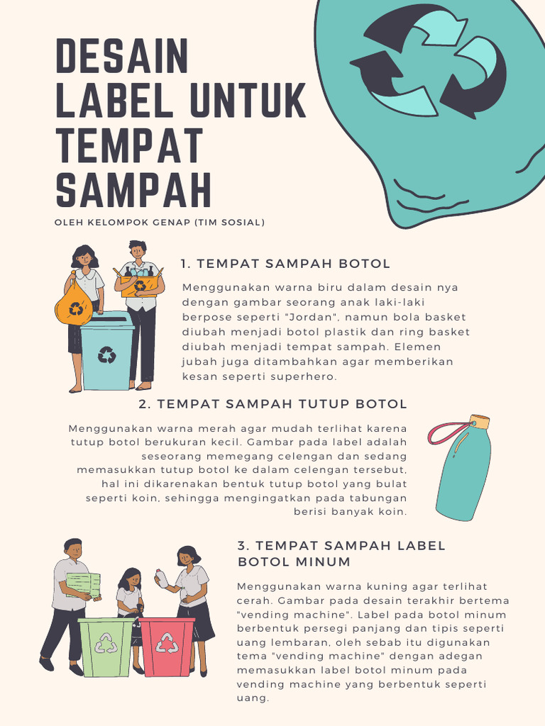 Desain Label Untuk Tempat Sampah | PDF