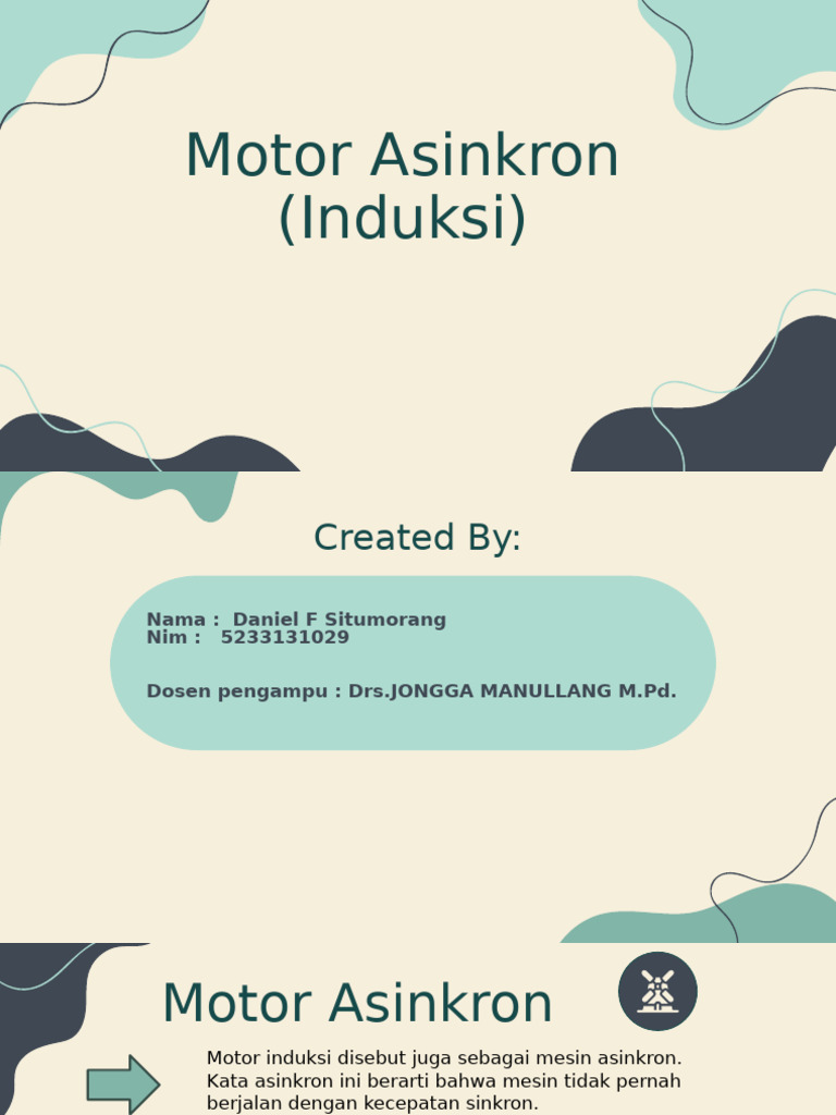 Mesin Listrik Asinkron Daniel F Situmorang | PDF