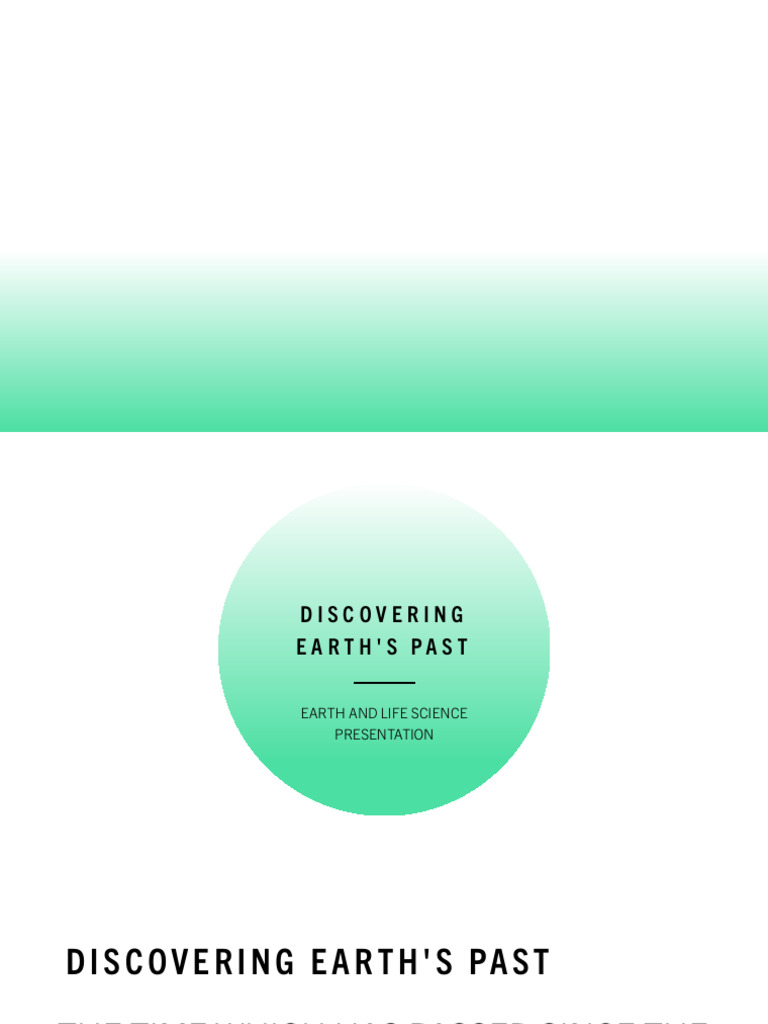 Discovering Earths Past | PDF