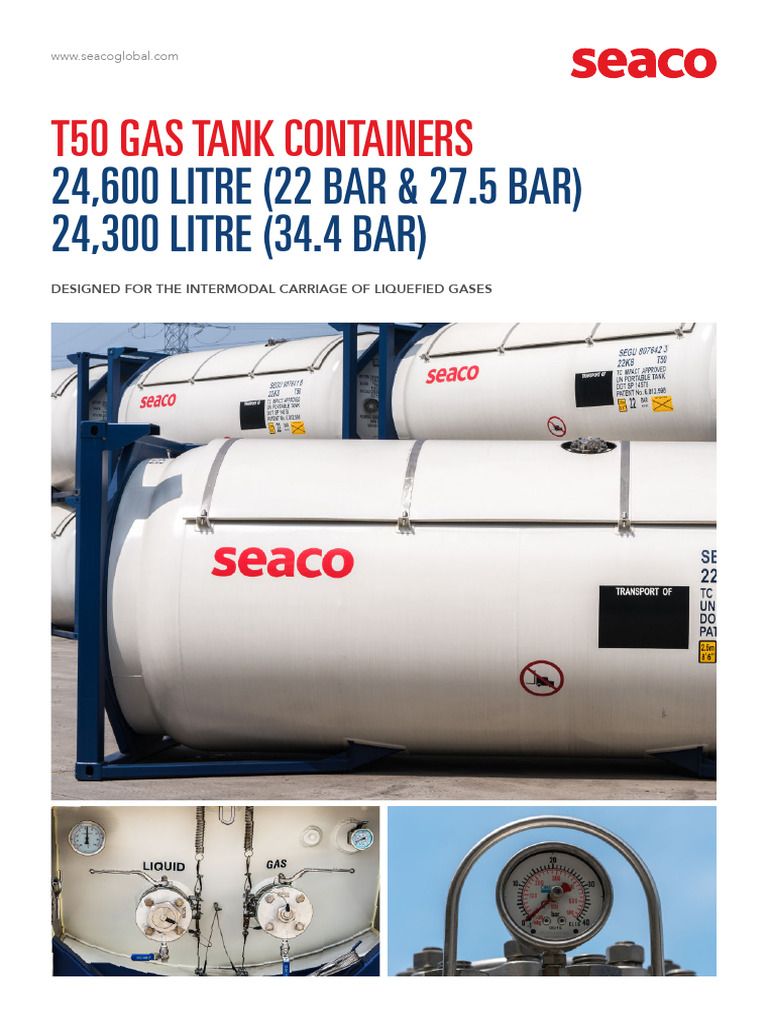 t50 Gas Tank Containers | PDF