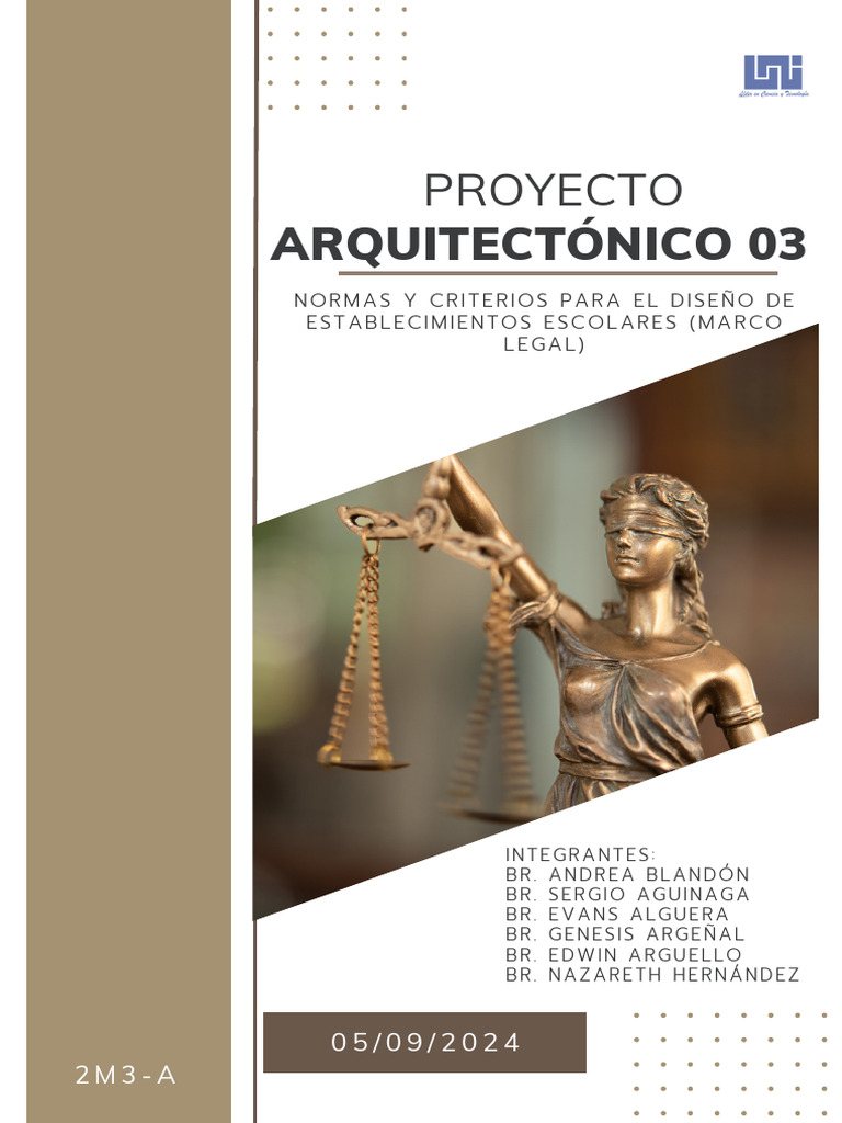 Proyecto Arq. 03 (Marco Legal) (2M3A) - 20240905 - 104948 - 0000 | PDF