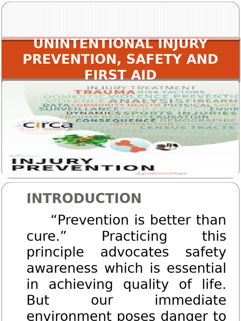 3rd Quarter Health - Unintentional Injury Prevention, Safety and First ...