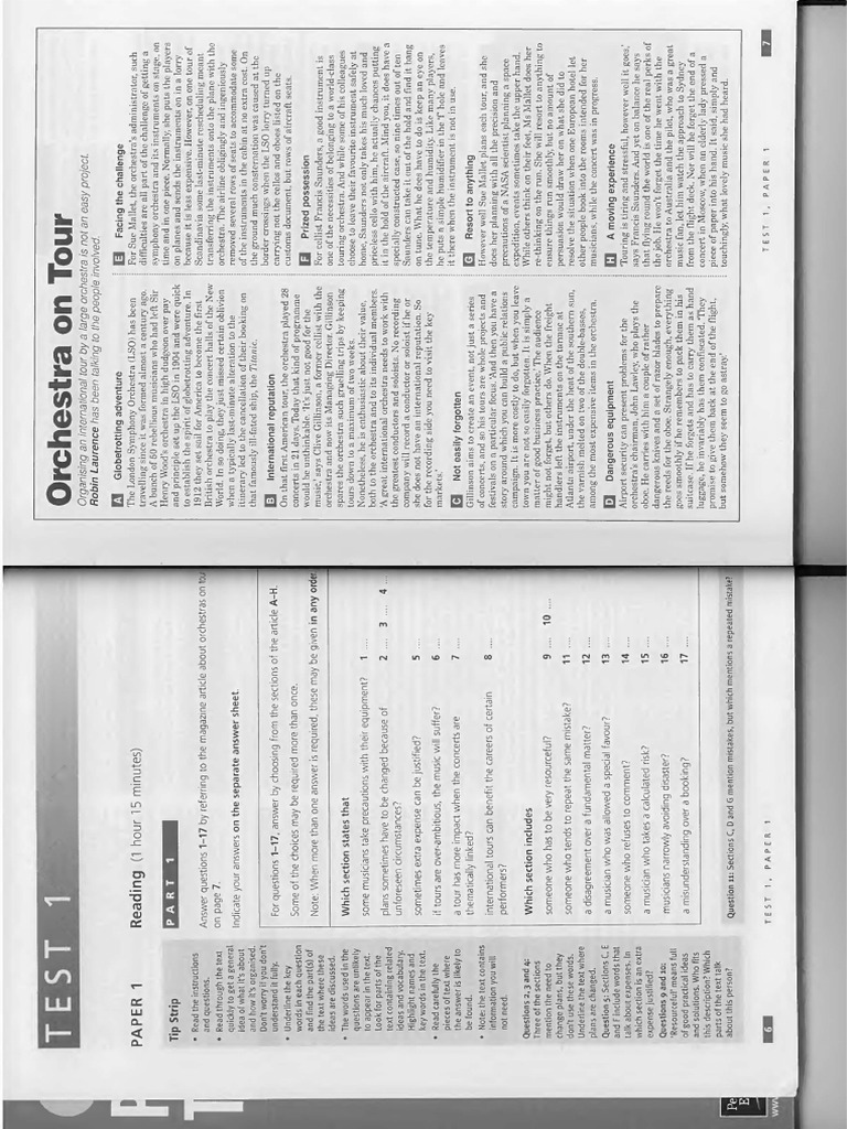 Reading Advanced | PDF