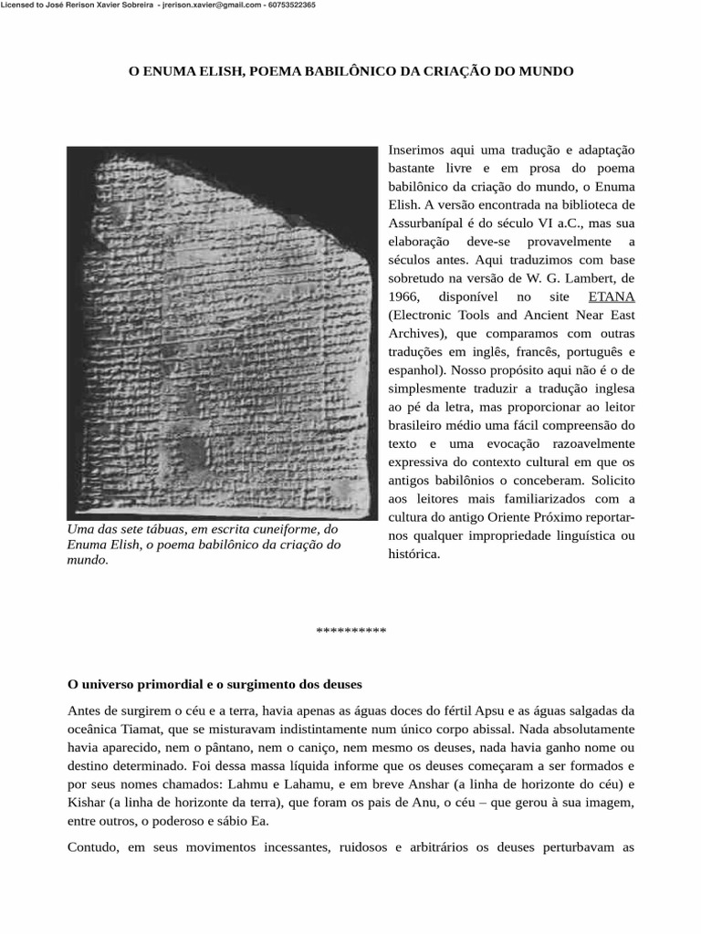Enuma Elish 2 | PDF