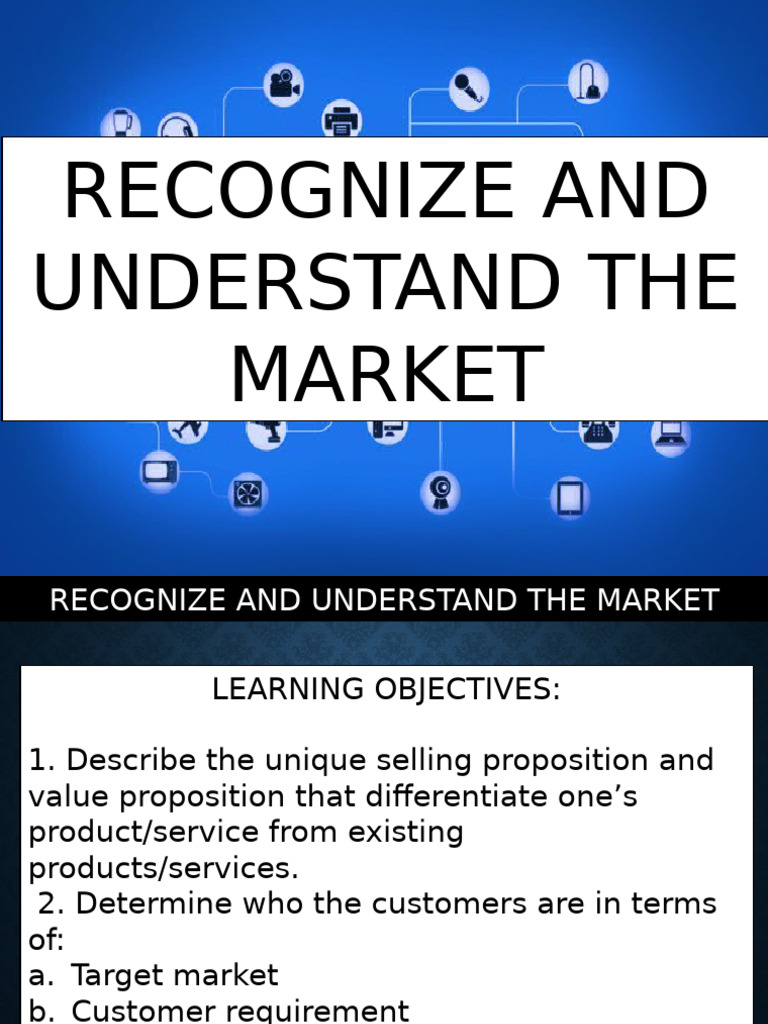 Lesson3 - Entrep-Recognize A Market Q1M3 | PDF | Market Segmentation ...