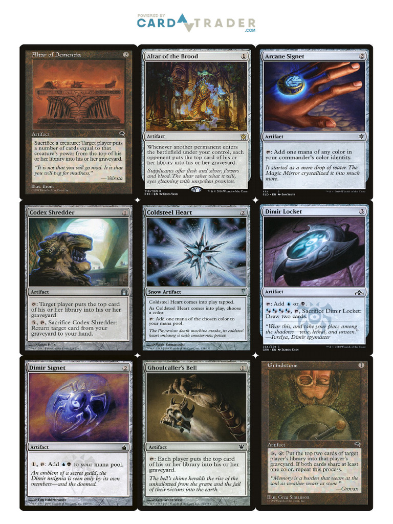 Commander Mills Deck 3 Frente e Verso | PDF