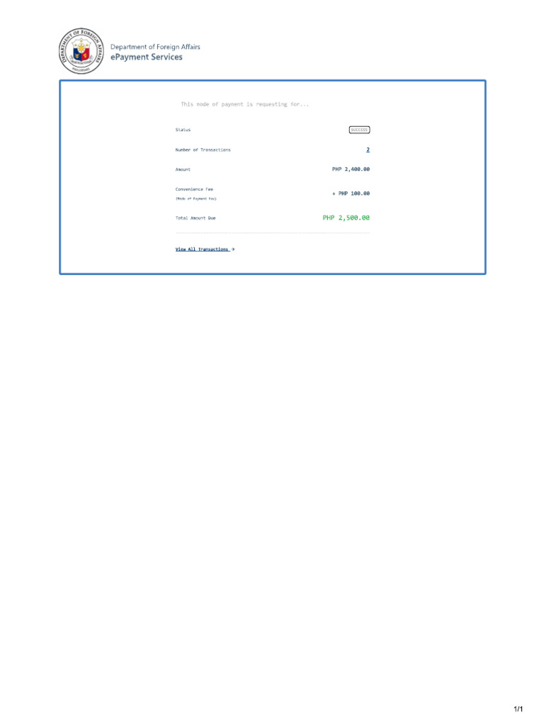 Invoice Passport | PDF