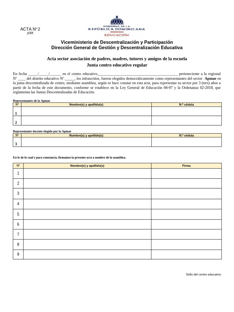 N°002 - Acta de Elección de La Apmae Mayo 2024 | PDF