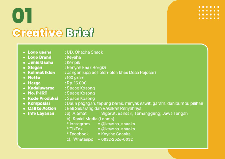 Creative Brief | PDF