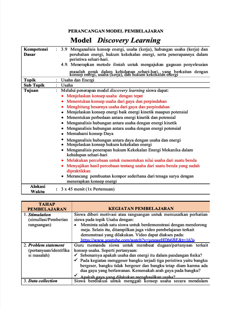 LK Discovery Learning | PDF