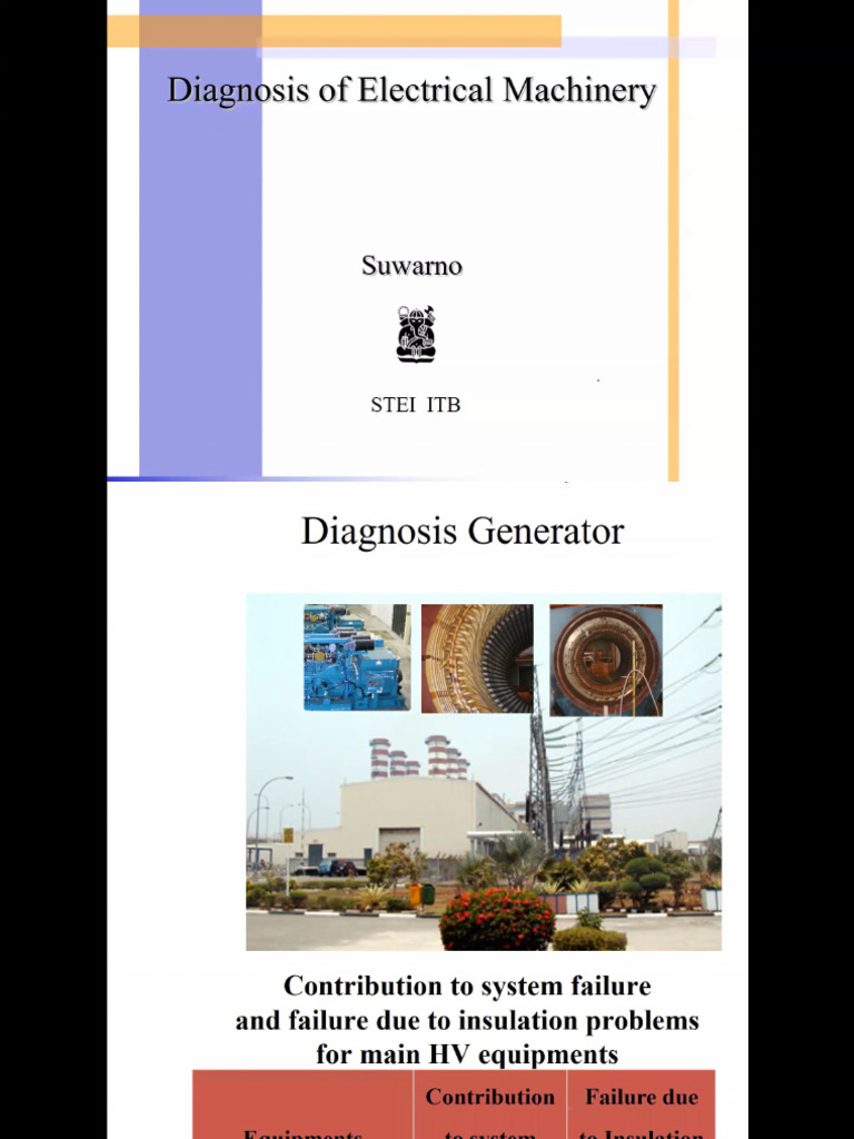Diagnosis of Electrical Machinery | PDF
