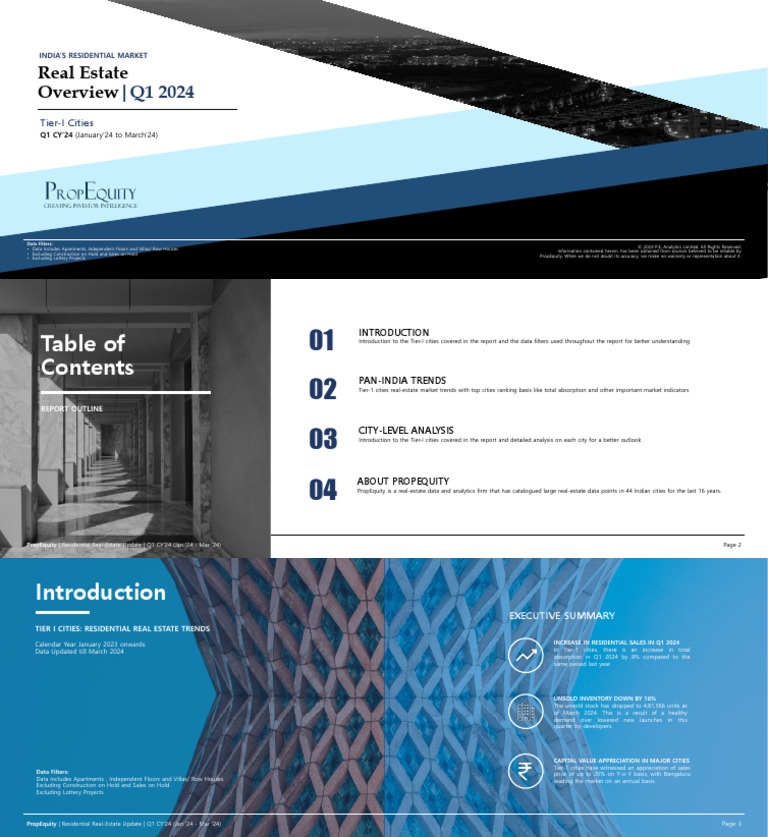 Q1 2024 Residential Report PropEquity | PDF