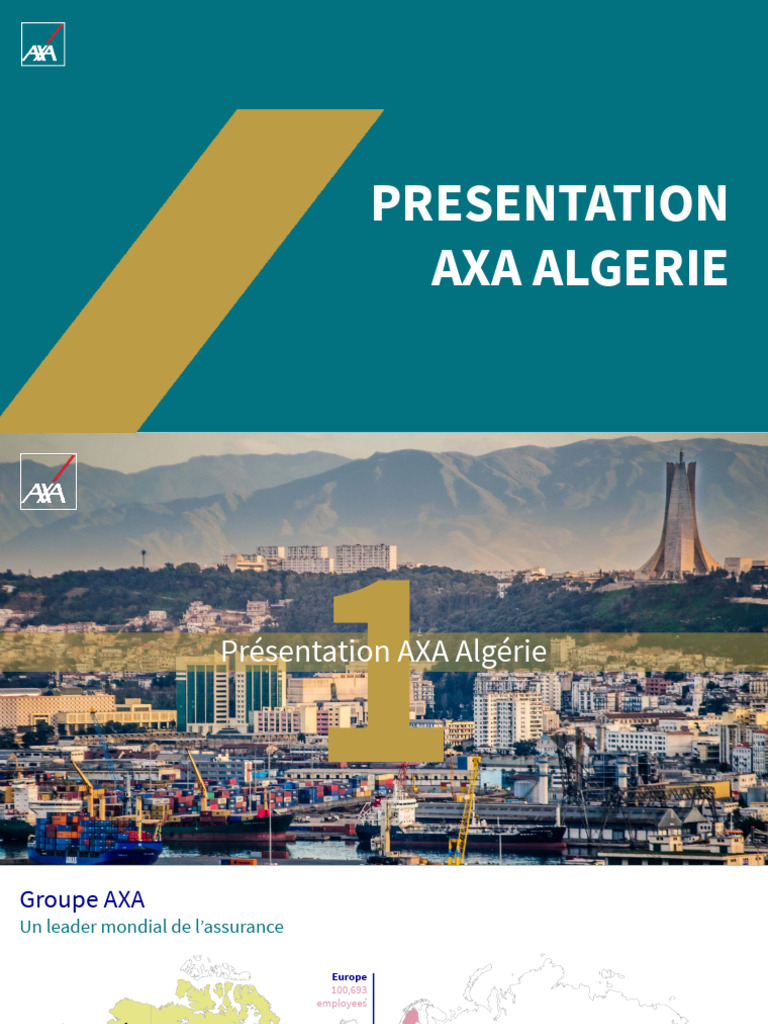 Présentation AXA ALGERIE | PDF