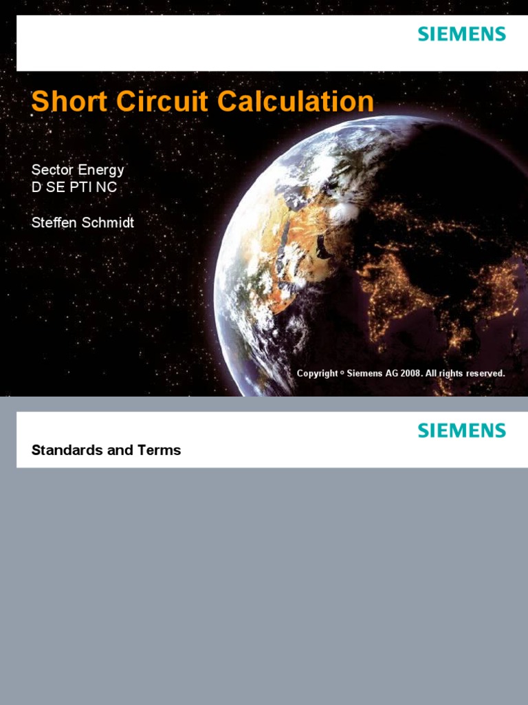 Short Circuit Calculations | PDF