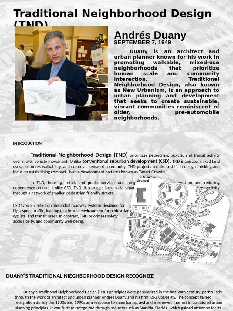 Traditional Neighborhood Design TND | PDF