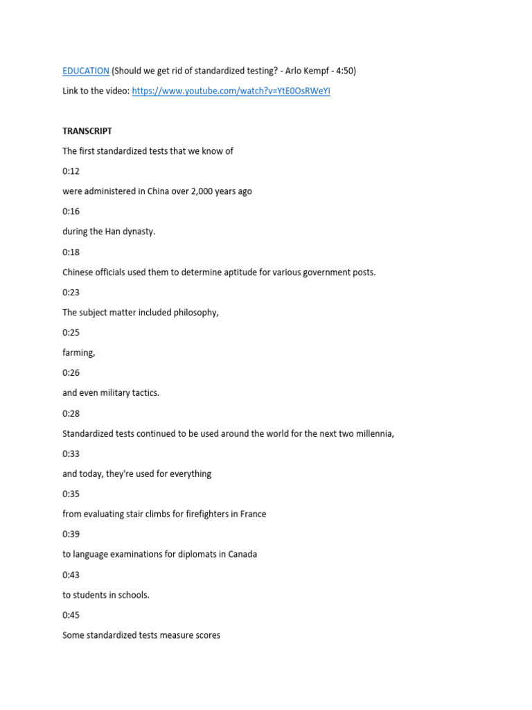 EDUCATION Handout | PDF