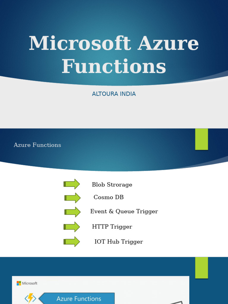 Azure Functions | PDF