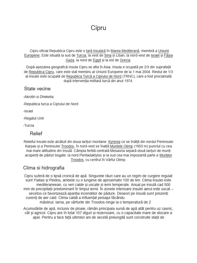Cipru | PDF