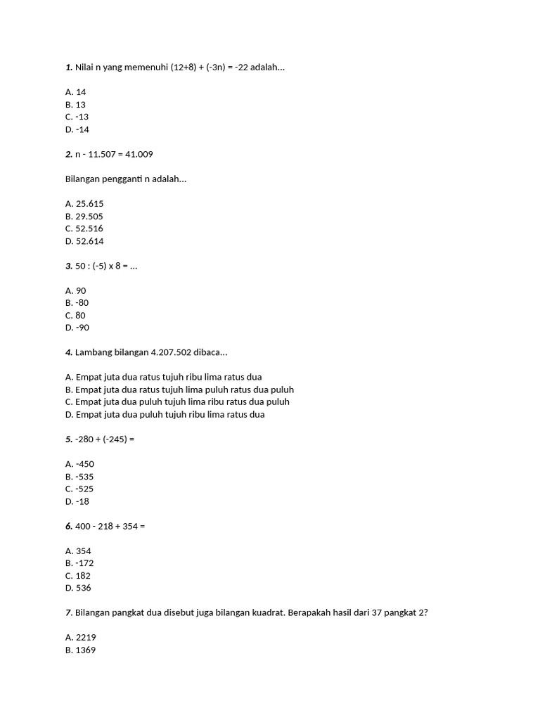 Soal LCC 1 | PDF