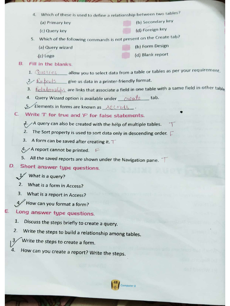 Book Work Chapt. 2 | PDF