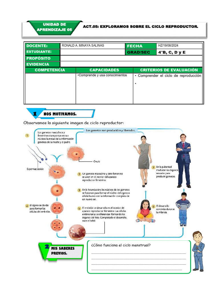 ACT 5 U5 CyT RAMS 4° 2024 | PDF
