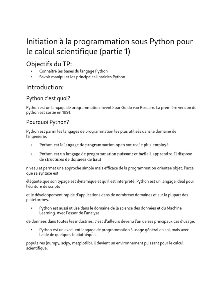Correction TP0-partie1 | PDF