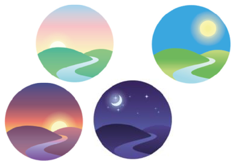 Flashcards Good Morning Good Afternoon Good Evening Good Night | PDF