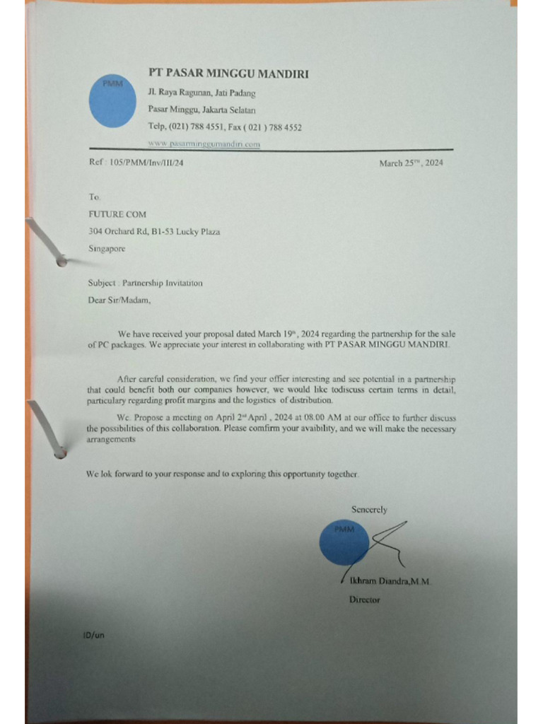 Partnership Invitation | PDF