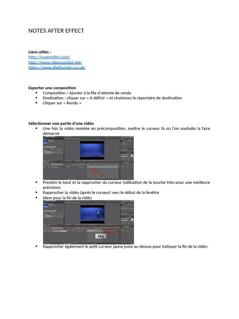 Notes After Effect | PDF
