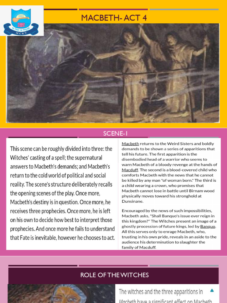 Macbeth - Act 4 | PDF