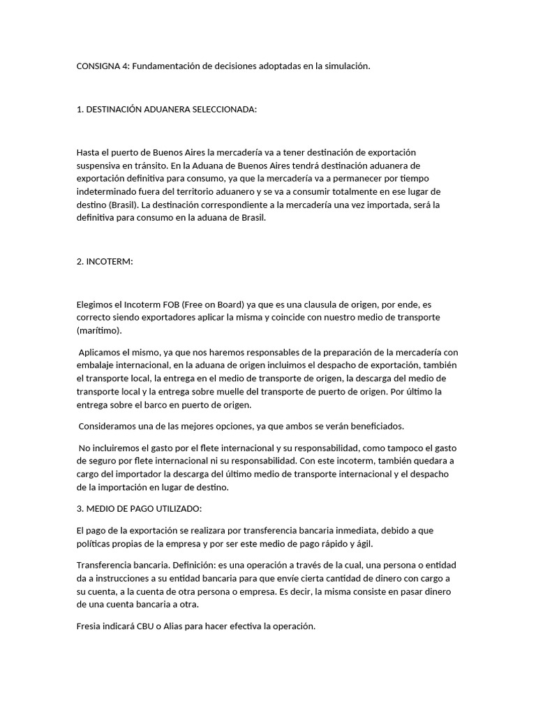 CONSIGNA 4 | PDF