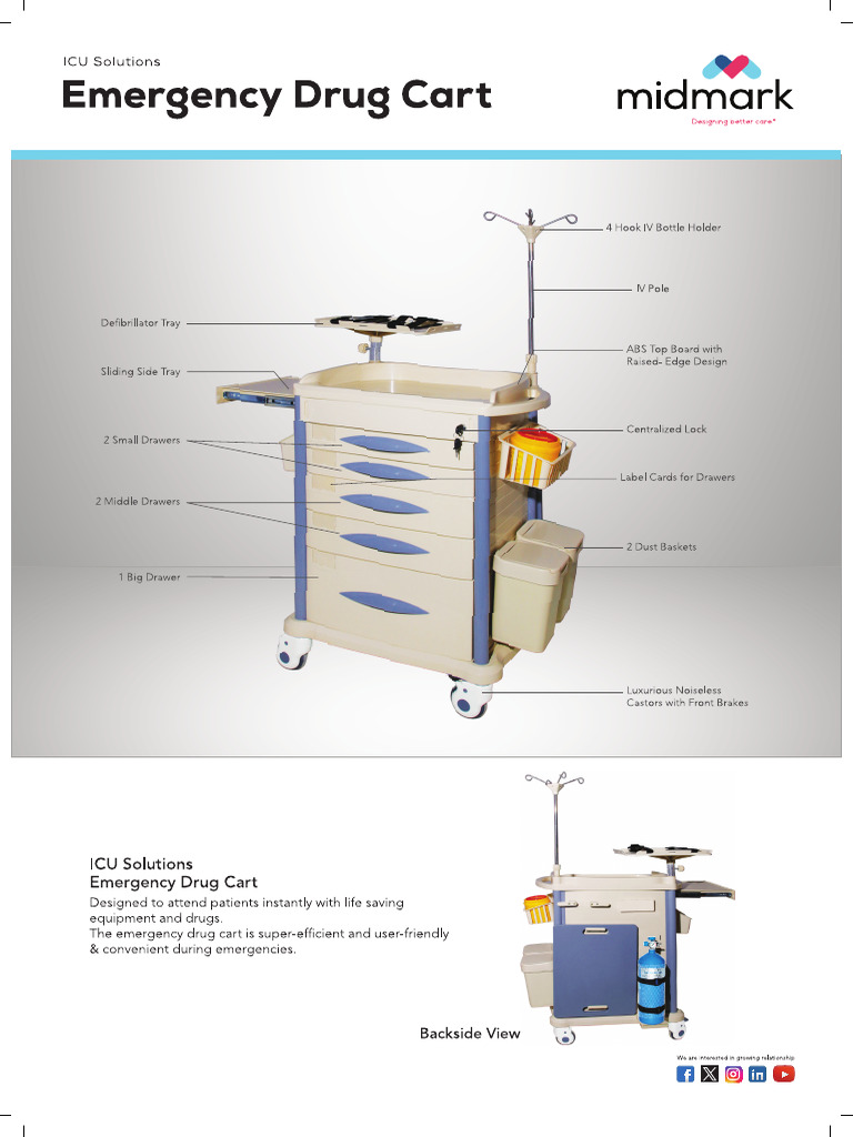 9005 Emergency Drug Cart_Leaflet | PDF
