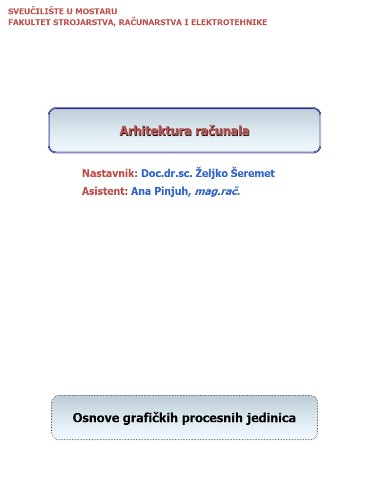 10. Predavanja | PDF