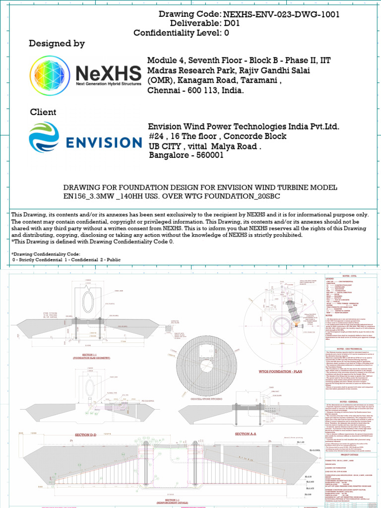 Nexhs Env 023 DWG 1001 | PDF