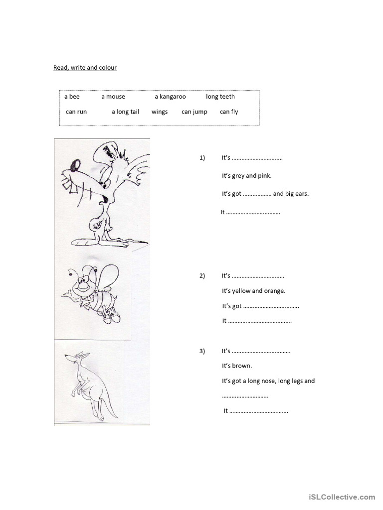 Animals - Descriptions | PDF