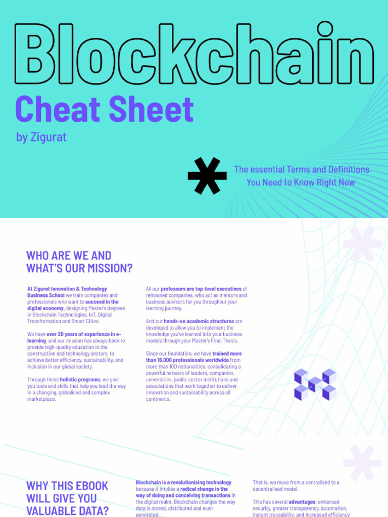 Blockchain Cheat Sheet Pdf 