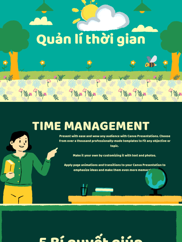 Time Management Report Presentation | PDF